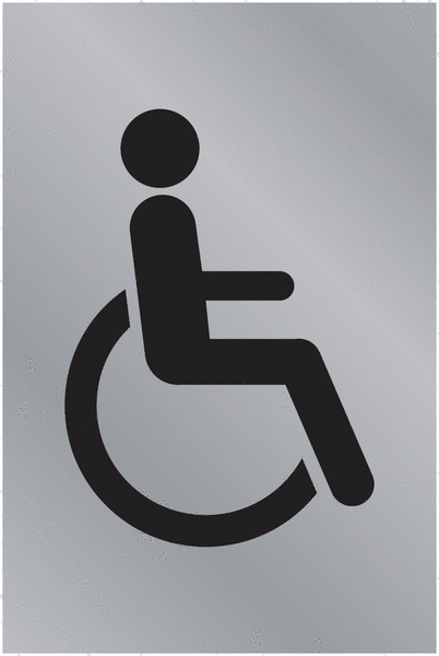 Disabled Sign - Aluminium & Brass | Seton