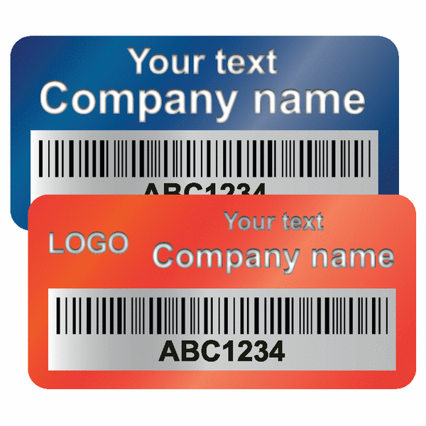 SetonGuard® Barcoded Aluminium Asset Tags | Seton