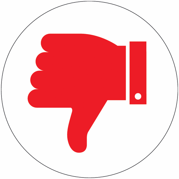Pictogramme magnétique symbole Pouce | Signals