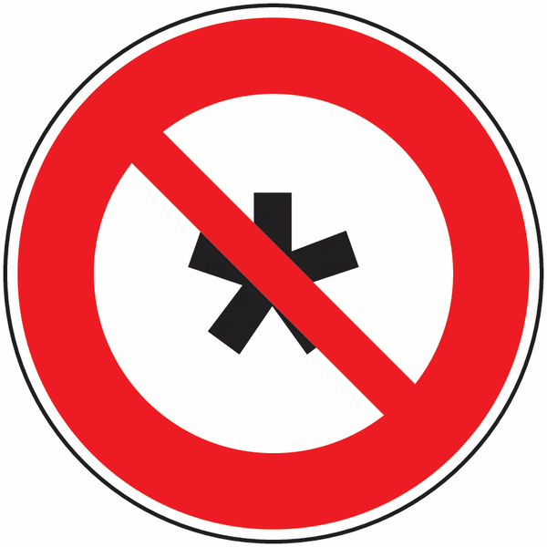 Panneau routier de fin d'interdiction personnalisable | Signals