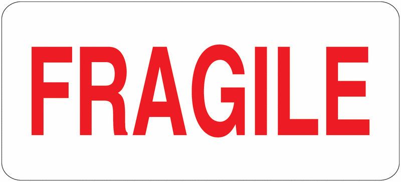 Etiquettes en papier "Fragile" | Seton