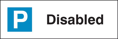 Disabled - Parking Bay Signs | Seton