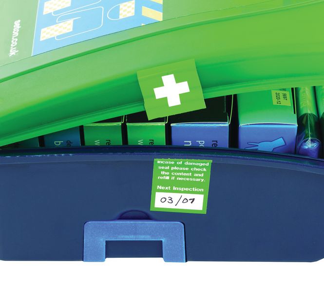 Tamper-proof First Aid Inspection Labels | Seton