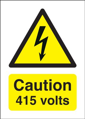 Electric Signs - High Quality Electrical Signs - Fast | Seton