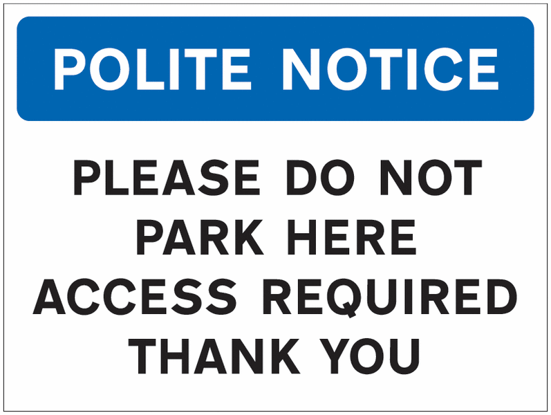 Discourage Unauthorised Parking with Road Traffic Signs | Seton