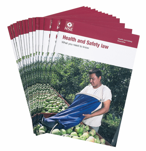 HSE Health & Safety Law Leaflet (English/Welsh) | Seton
