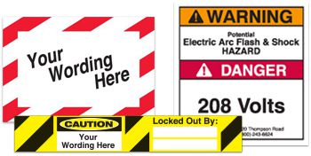 Custom Lockout Tagout Devices: Tags, Labels & Padlocks | Emedco