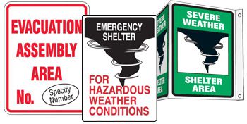 Fire Safety & Emergency Signs - OSHA/NFPA Compliant | Emedco