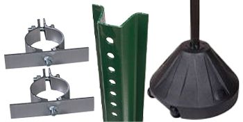 Sign Posts, Parking Stanchions & Mounting Hardware | Emedco