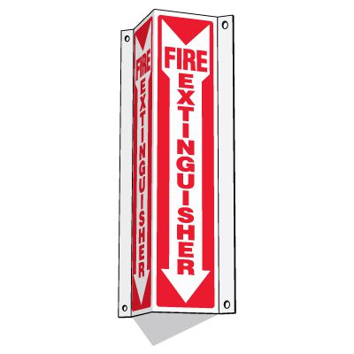Fire Extinguisher Signs: High-Visibility Safety Location Markers | Emedco
