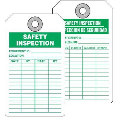 Safety Inspection Tag|Seton Canada | Seton.ca