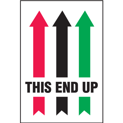 This End Up Shipping Labels | Labels | Seton