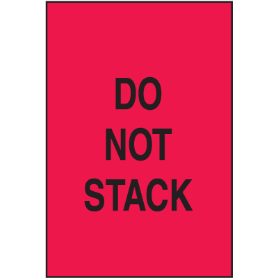 Shipping Labels - Do Not Stack | Emedco