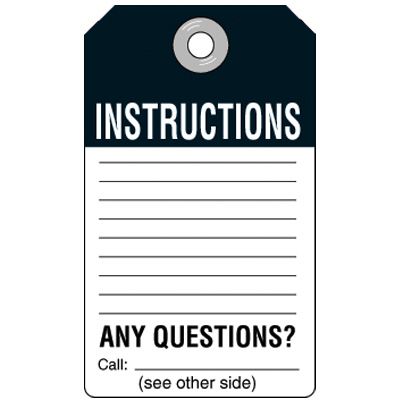 Crane Inspection Tag, Maintenance & Inspection Tags | Emedco