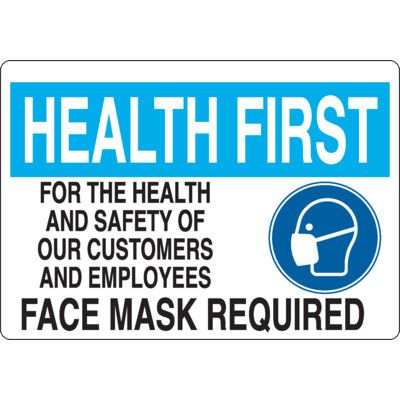 Face Mask Required Sign | Emedco