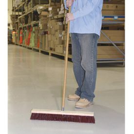 Push broom handle store