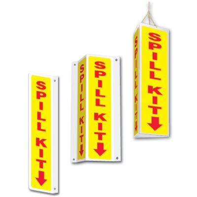 Custom Glomor or Plastic 2-Way & 3-Way Signs | Emedco