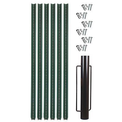 Metal Sign Post Kit | Easy Ground Install | 6' & 8' Options | Seton