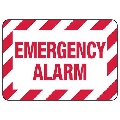Emergency Alarm - Fire Safety Sign | Seton | Seton