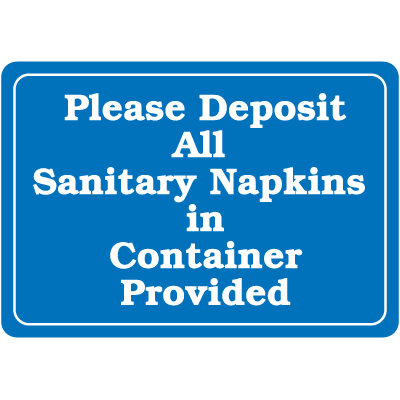 Bathroom Etiquette & Hygiene Signs | Restroom Rules | Seton