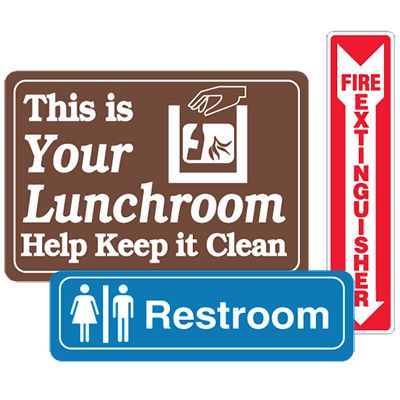 Interior Decor Signs | Emedco