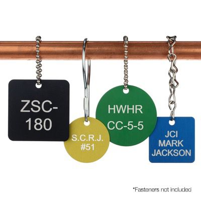 Custom Etched Aluminum Valve Tags | Seton