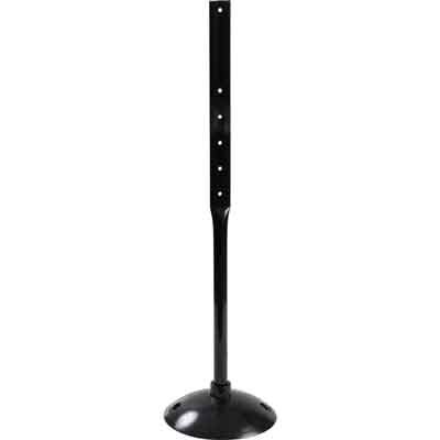 14" Iron Sign Base & 48" Post Kit Black|Seton Canada | Seton.ca