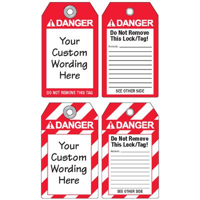 Custom ANSI Lockout Tags | Emedco