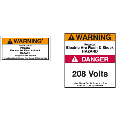 Custom Arc Flash Labels | Seton