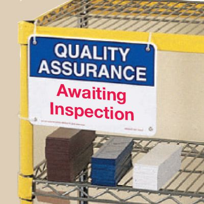Quality Assurance Awaiting Inspection Signs|Seton Canada | Seton Canada