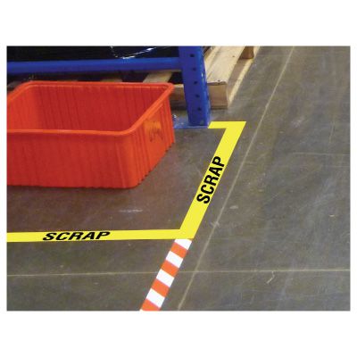 Custom Clear Floor Tape Labels, Custom Vinyl Labels | Emedco
