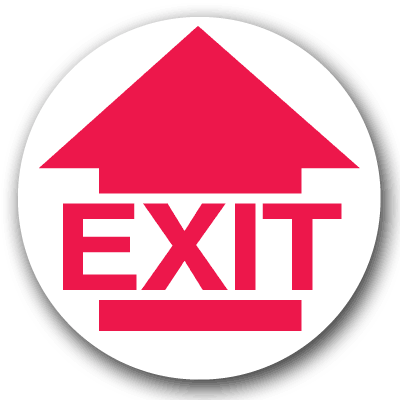 Emergency Floor Markers - Exit | Seton