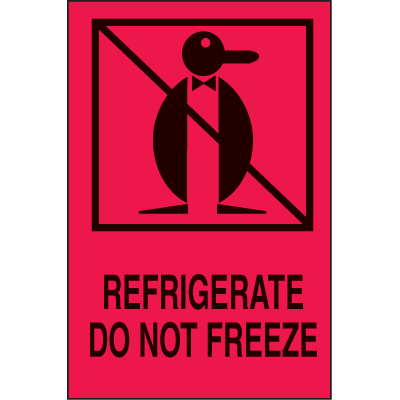 Shipping Labels- Do Not Refrigerate/Freeze | Seton Canada | Seton.ca