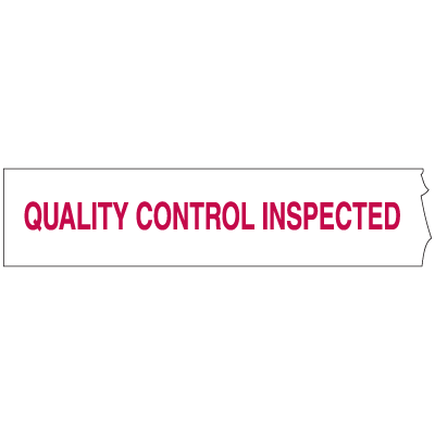 Quality Control Shipping Tape - Inspected | Seton
