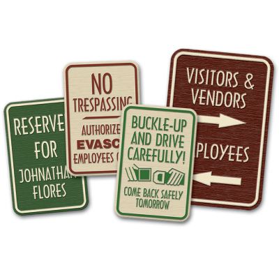 Custom Designer Property Signs | Custom Signs.com | Emedco