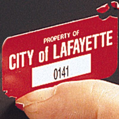 Custom Destructible Vinyl Label | Emedco