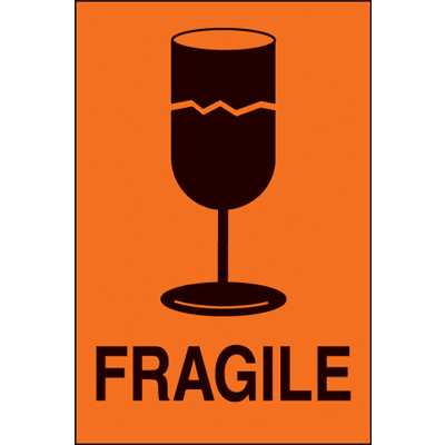 International Shipping Label - Fragile | Emedco