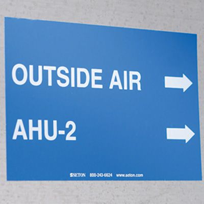 Duct Markers & Labels for HVAC Systems | Seton