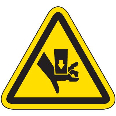 International Symbol Labels - Machine Movement, Safety Label | Emedco