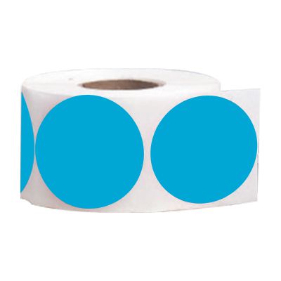 Blank Inventory Labels - Light Blue | Emedco