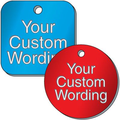 Valve Tags, Metal, Plastic Or Blank Valve Tags | Emedco