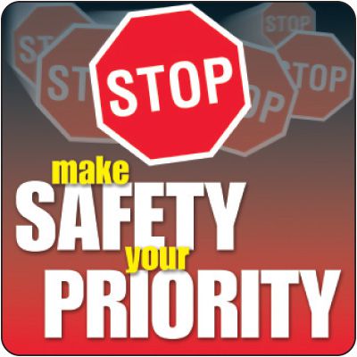 Safety Your Priority Floor Label | Emedco