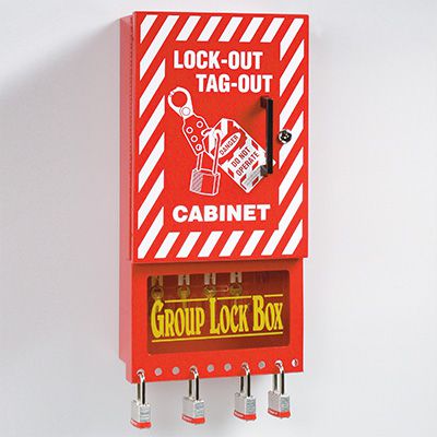 Wall Mount Combo Lockout Cabinet, Loto Cabinet | Emedco