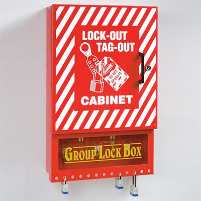 Wall Mount Combo Lockout Cabinet, Loto Cabinet | Emedco