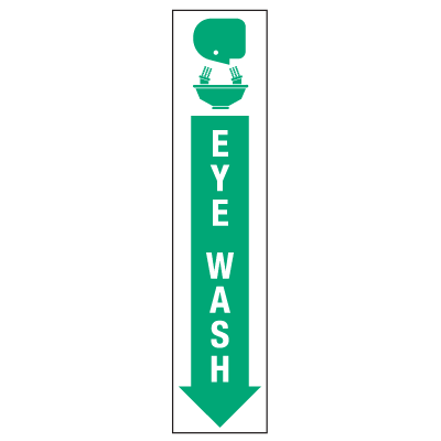 Eye Wash First Aid Equipment Sign|Seton Canada | Seton.ca