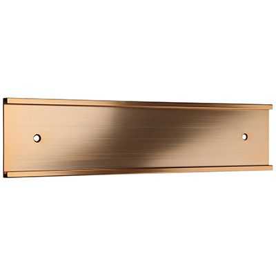 Single Slot Aluminum Sign Holders | Office Nameplate Frames | Seton.ca