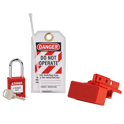 BatteryBlock Forklift Power Connector Lockout with Nylon Safety ...