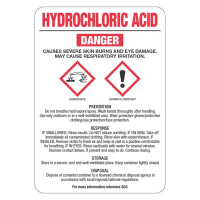 Custom GHS Chemical Labels | Emedco