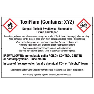 Custom GHS Labels | Emedco