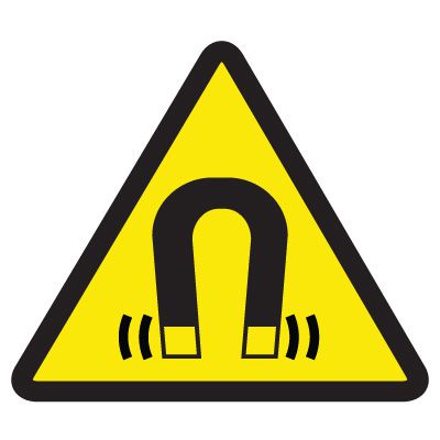 International Symbols Labels - Magnetic Hazard | Seton Canada | Seton.ca
